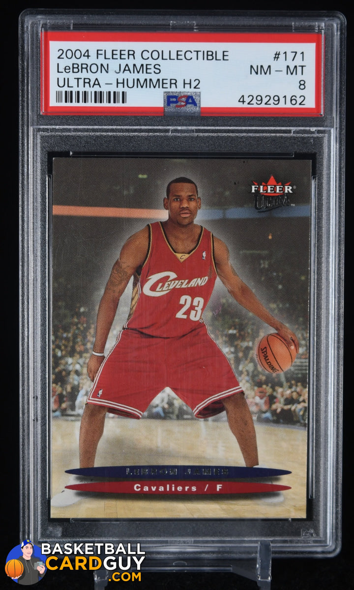 LeBron James 2004 Ultra Hummer H2 RC #171 PSA 8 – Basketball Card Guy
