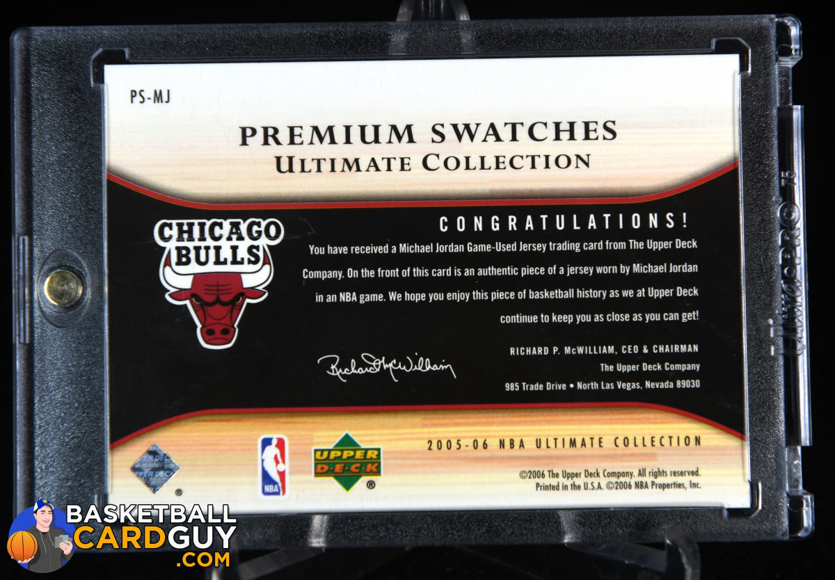 Michael Jordan 2005-06 Ultimate Collection Premium Swatches #PSMJ #/10 ...