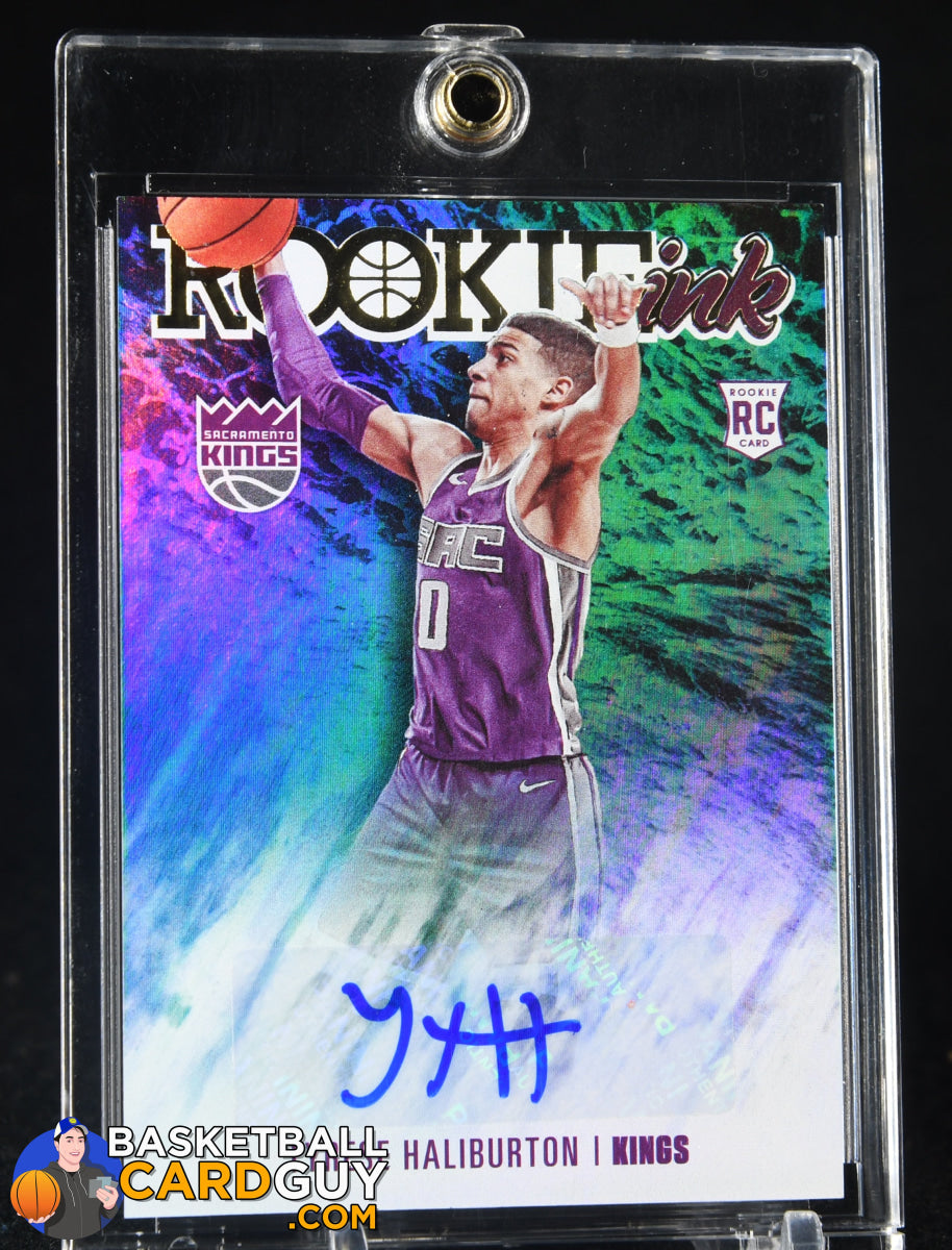 Tyrese Haliburton 2020-21 Hoops Rookie Ink – Basketball Card Guy