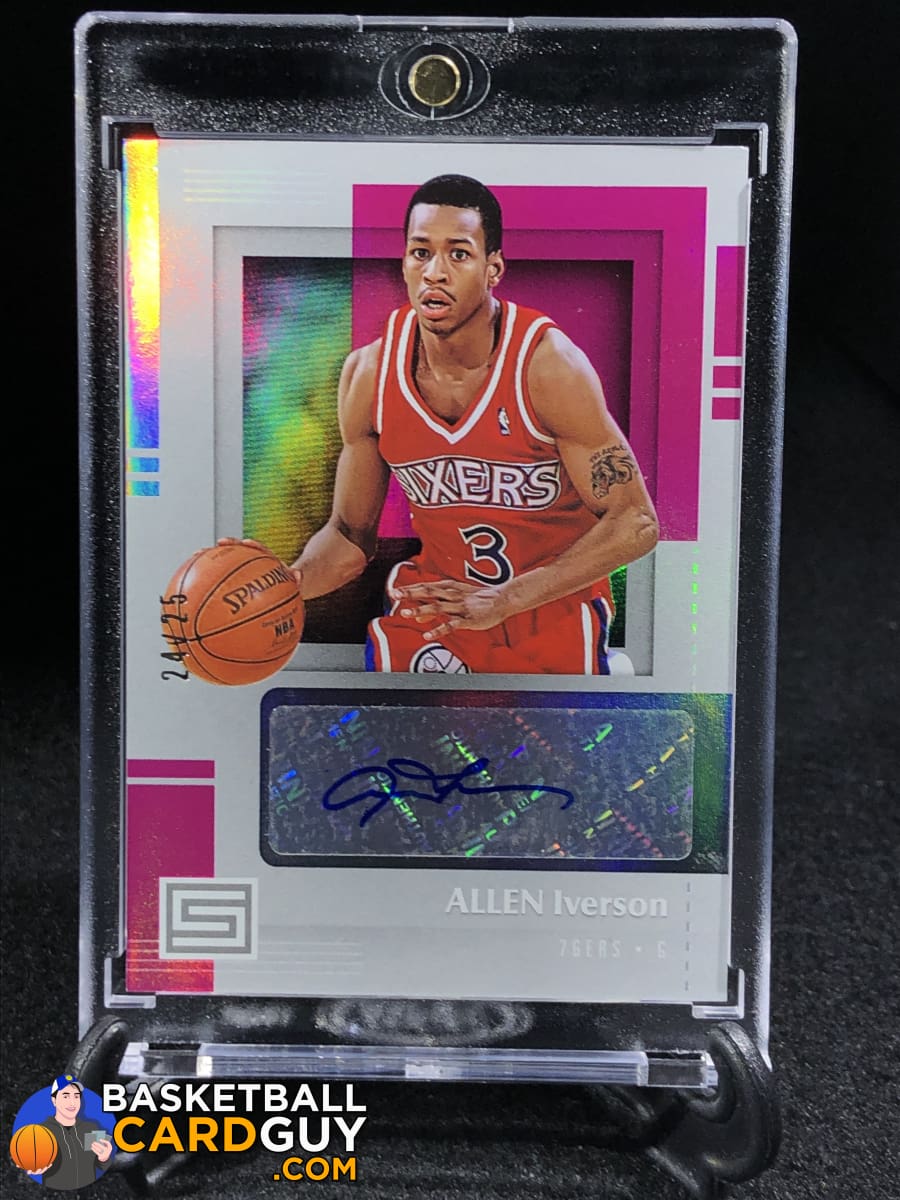 Allen Iverson 2017-18 Panini Status Signatures Pink /25 – Basketball ...