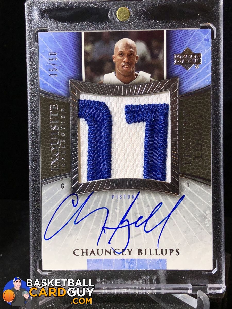 Chauncey Billups 2005-06 Exquisite Limited Logos 05/50 – Basketball ...