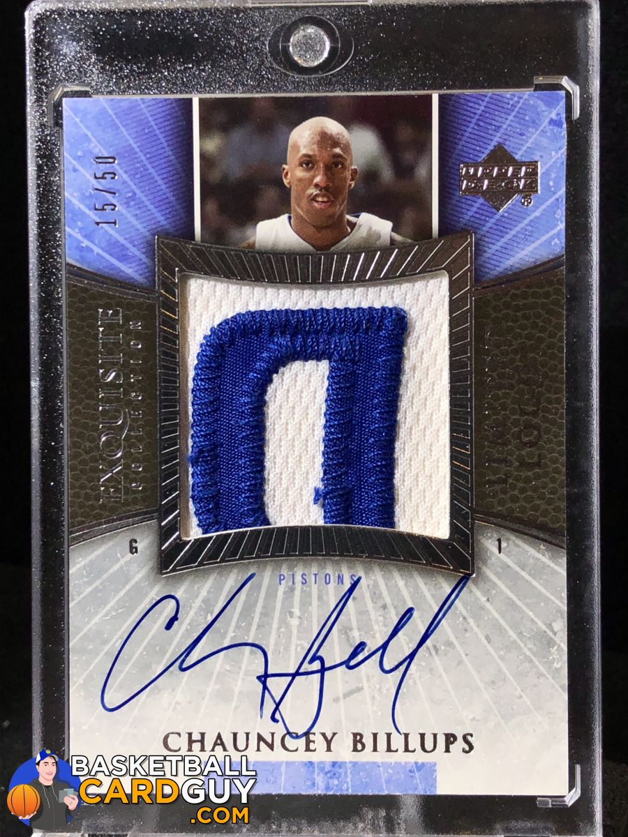 Chauncey Billups 2005-06 Exquisite Limited Logos 15/50 – Basketball ...