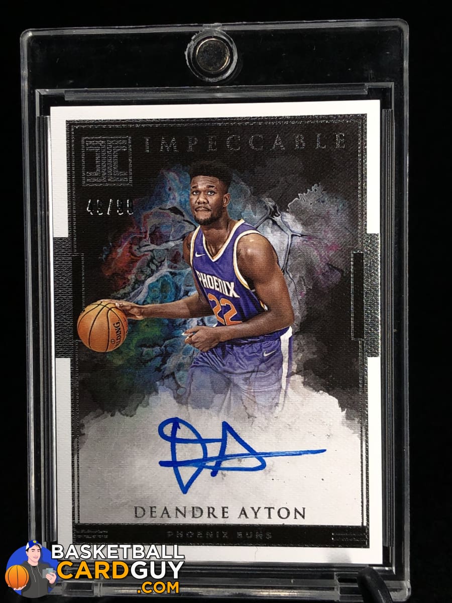 Deandre Ayton 2018-19 Panini Impeccable Impeccable Rookie Signatures ...