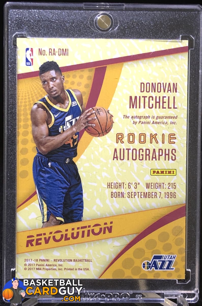 Donovan Mitchell 2017-18 Panini Revolution Rookie Autographs #18 ...