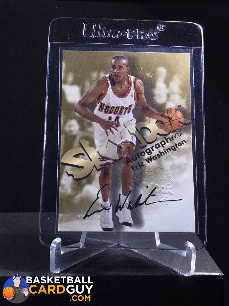 Eric Washington 1998-99 Skybox Premium Autographics – Basketball Card Guy