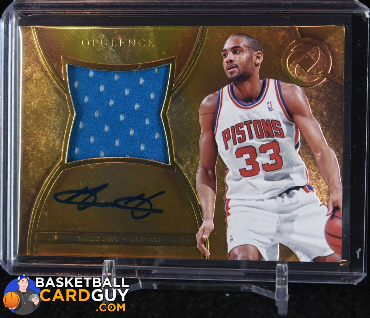 Grant Hill 2017-18 Panini Opulence Precious Swatch Signatures #/25 ...