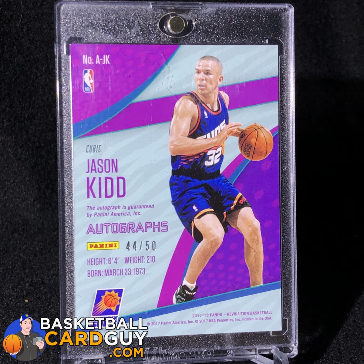 Jason Kidd 2017-18 Panini Revolution Autographs Cubic #/50 – Basketball ...