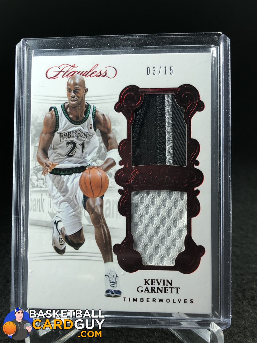 Kevin Garnett 2012-13 Panini Flawless Patches Ruby #/15 – Basketball ...