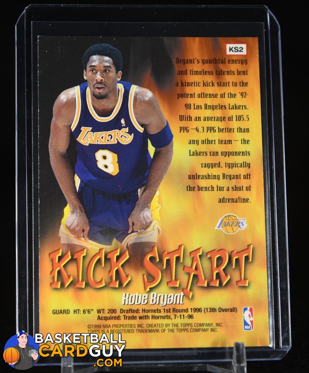 Kobe Bryant 1998-99 Topps Kick Start #KS2 – Basketball Card Guy