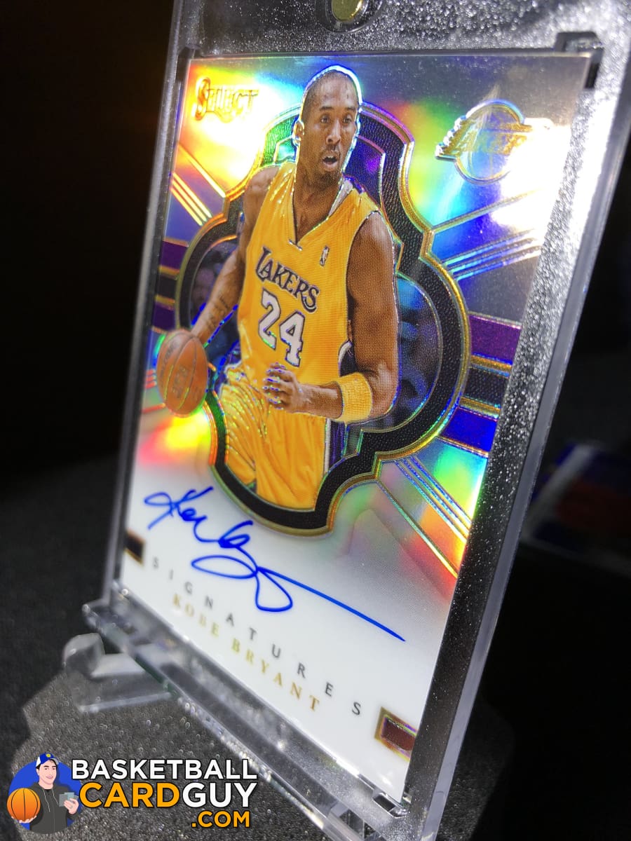 Kobe Bryant 2017-18 Select Signatures On Card Autograph Refractor /49 ...