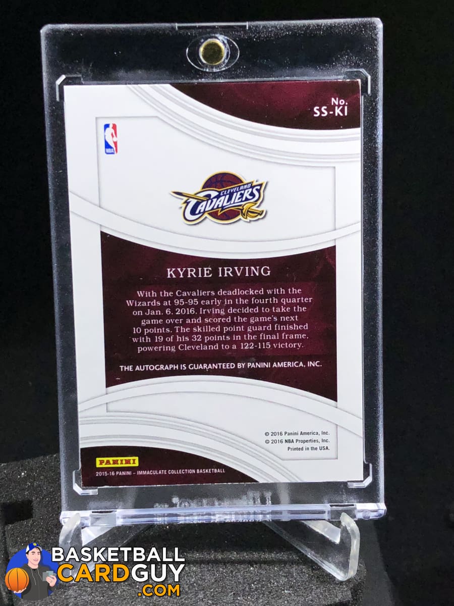 Kyrie Irving 2015-16 Immaculate Collection Shadowbox Signatures /60 ...