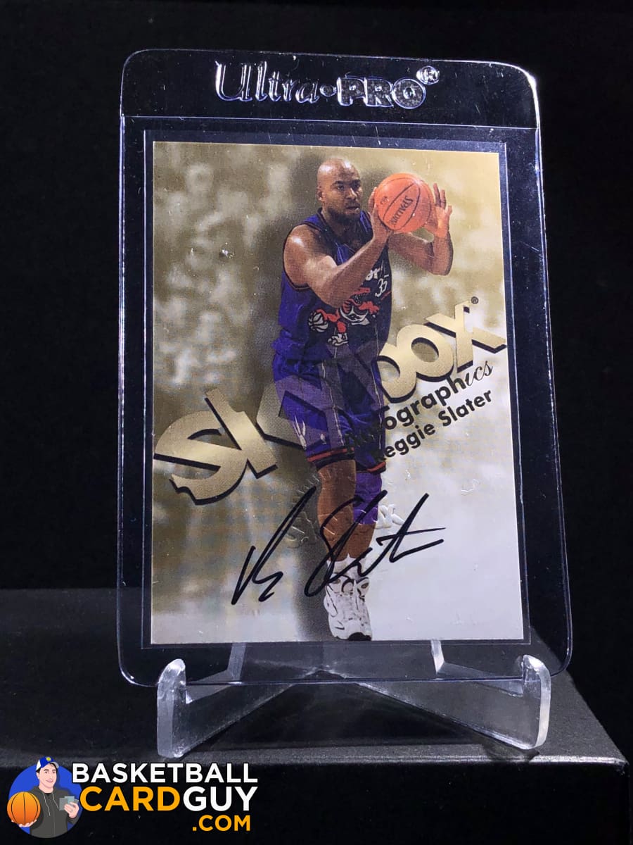 Reggie Slater 1998-99 Skybox Premium Autographics – Basketball Card Guy