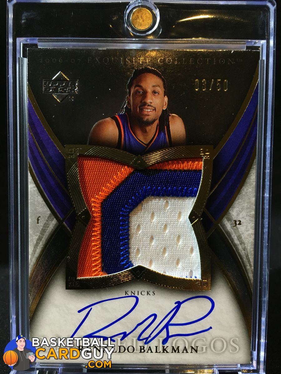 Renaldo Balkman 2006-07 Exquisite Limited Logos – Basketball Card Guy