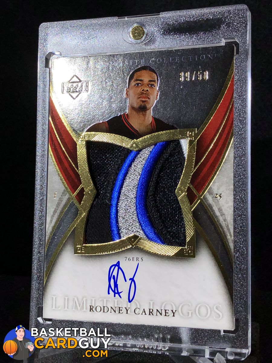 Rodney Carney 2006-07 UD Exquisite Limited Logos – Basketball Card Guy