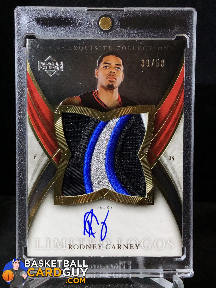 Rodney Carney 2006-07 UD Exquisite Limited Logos – Basketball Card Guy