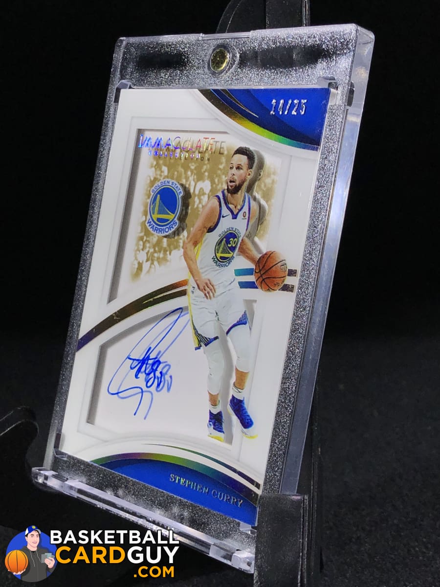 Stephen Curry 2017-18 Immaculate Collection Shadowbox Signatures /25 ...