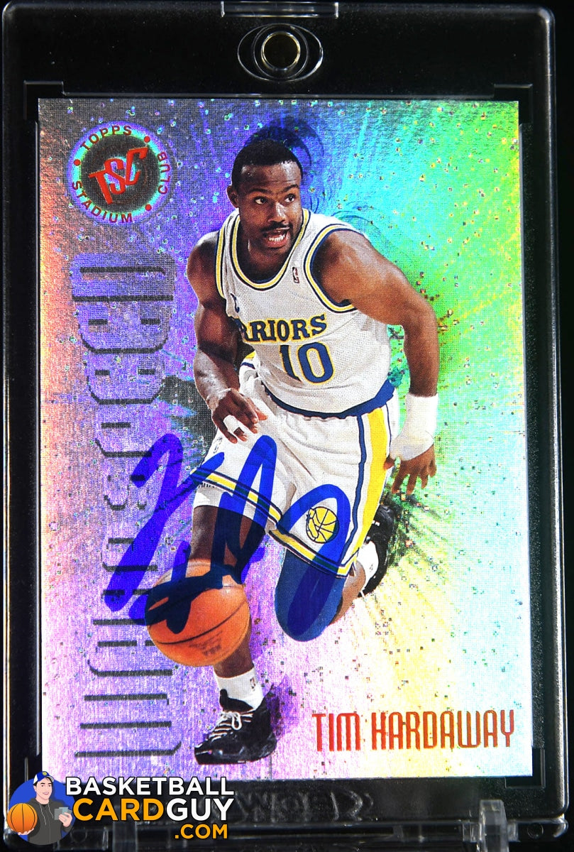 Tim Hardaway Stadium Club Warp Speed Autograph @ The 2022 National ...