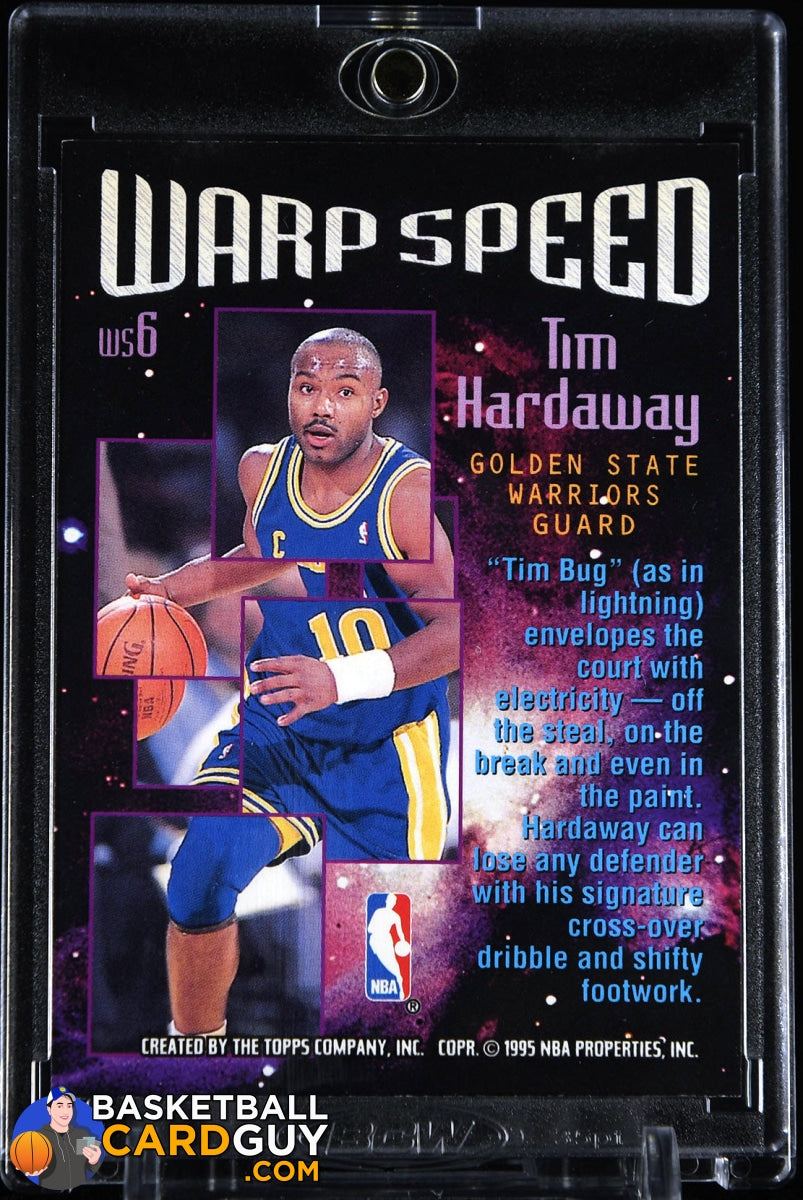 Tim Hardaway Stadium Club Warp Speed Autograph @ The 2022 National ...